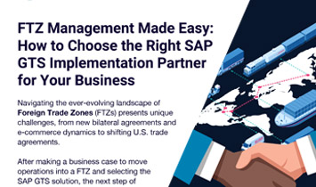 FTZ Management Made Easy: How to Choose the Right SAP GTS ...